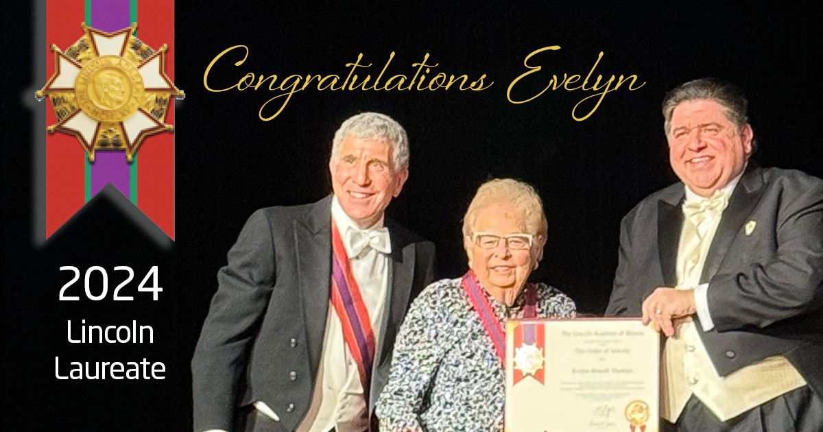 Evelyn Brandt Thomas Receives the Order of Lincoln Honor
