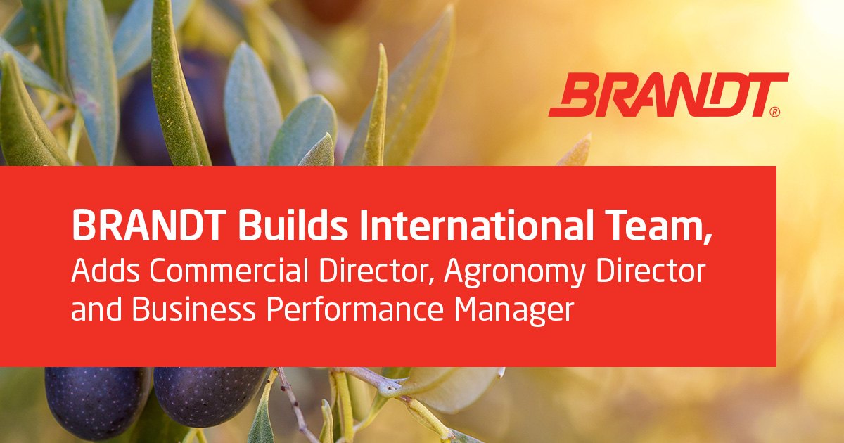 BRANDT Builds International Team, Adds Commercial Director, Agronomy ...